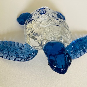 Hand Blown Glass Sea Turtle - Etsy