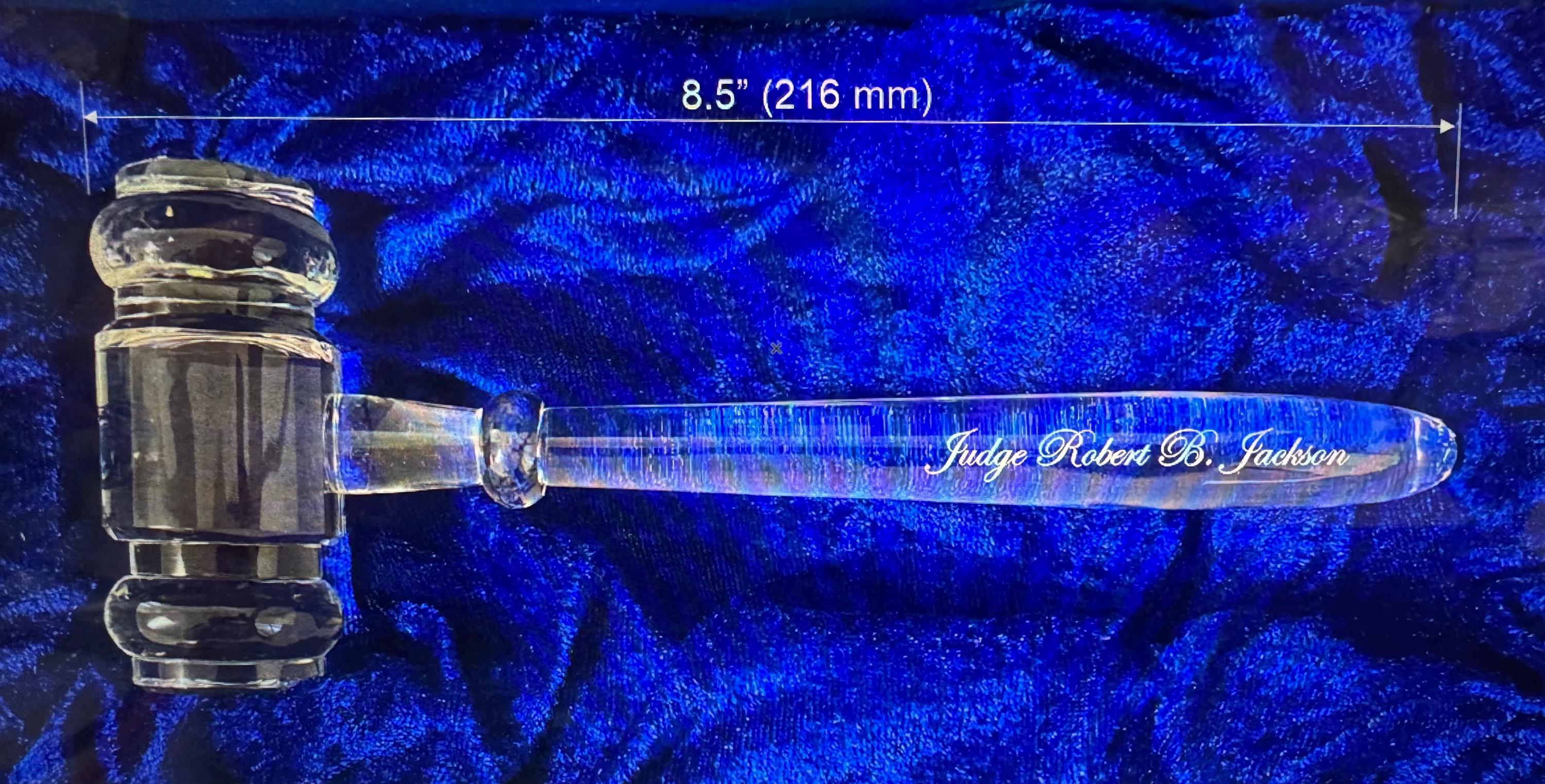 Hand Cut Crystal Gavel, Law Graduation Gift - Etsy