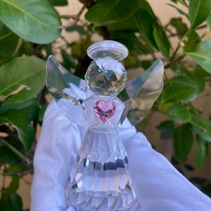 Crystal Angel With Heart - Etsy