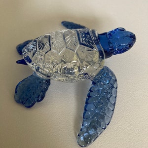 Hand Blown Glass Sea Turtle - Etsy