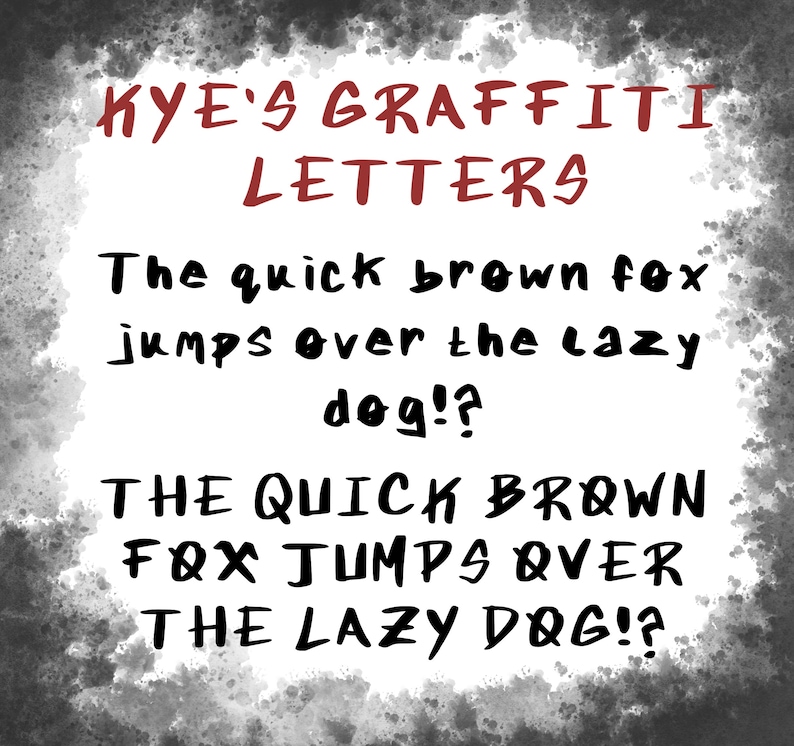 Procreate Comic Style Fonts Typography Handwritten Fonts Type 5 ...