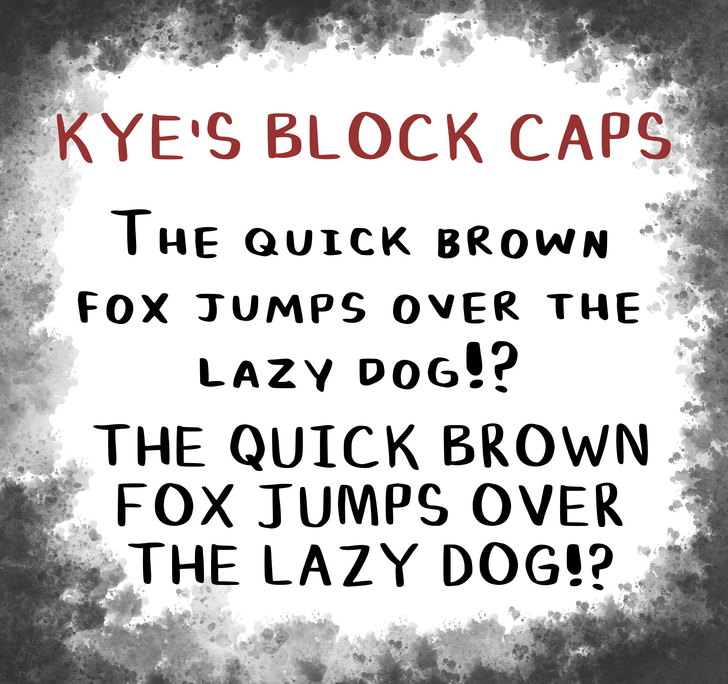 Procreate Comic Style Fonts Typography Handwritten Fonts Type 5 ...