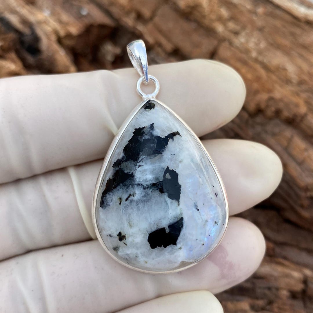 Natural Moonstone Pendant, Handmade Jewelry Pendant, 925 Sterling ...