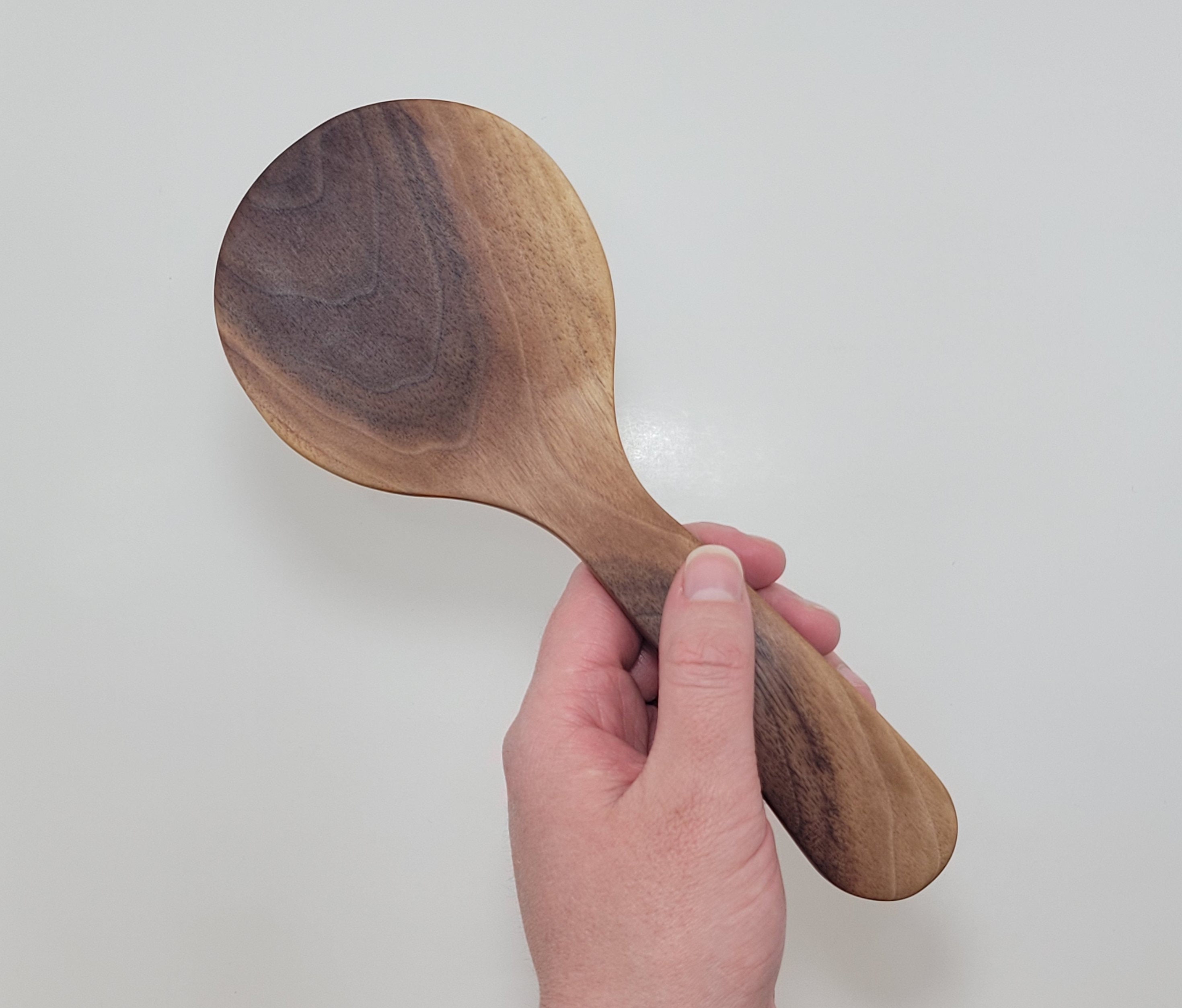 Walnut Wood Rice Paddle Handmade Rice Paddle Rice Server - Etsy