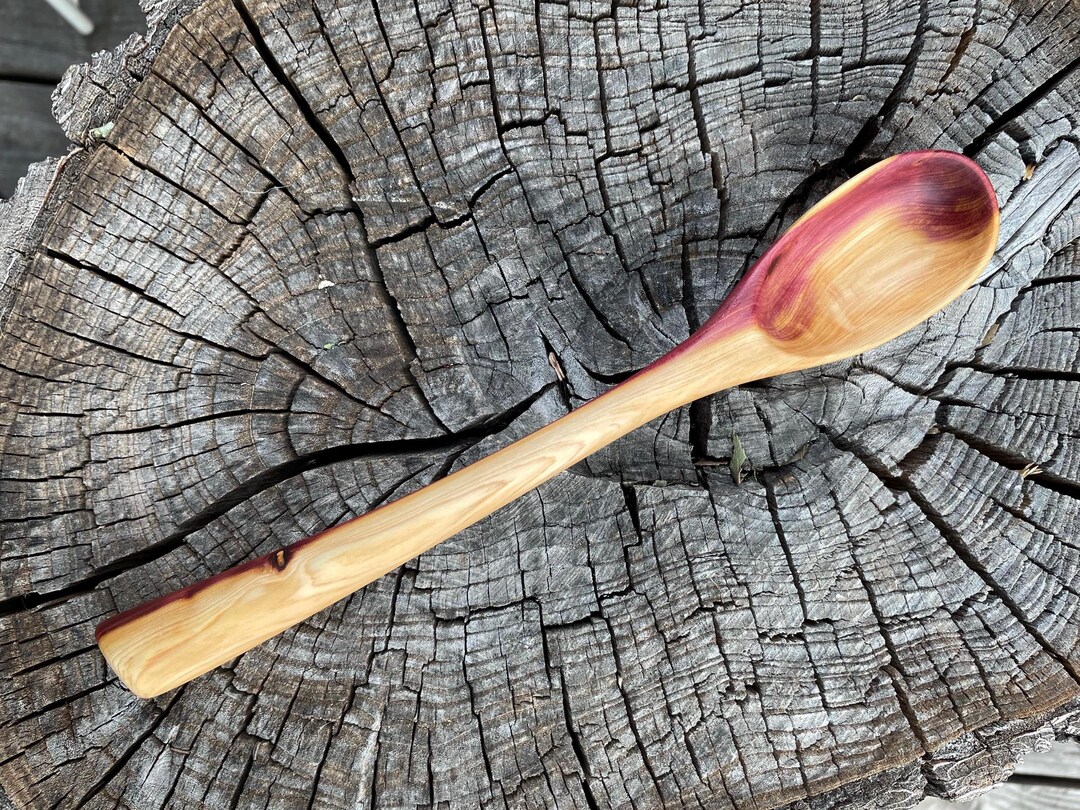 Juniper Wood Spoon | Handmade Wood Spoon | Wood Serving Spoon | Juniper ...