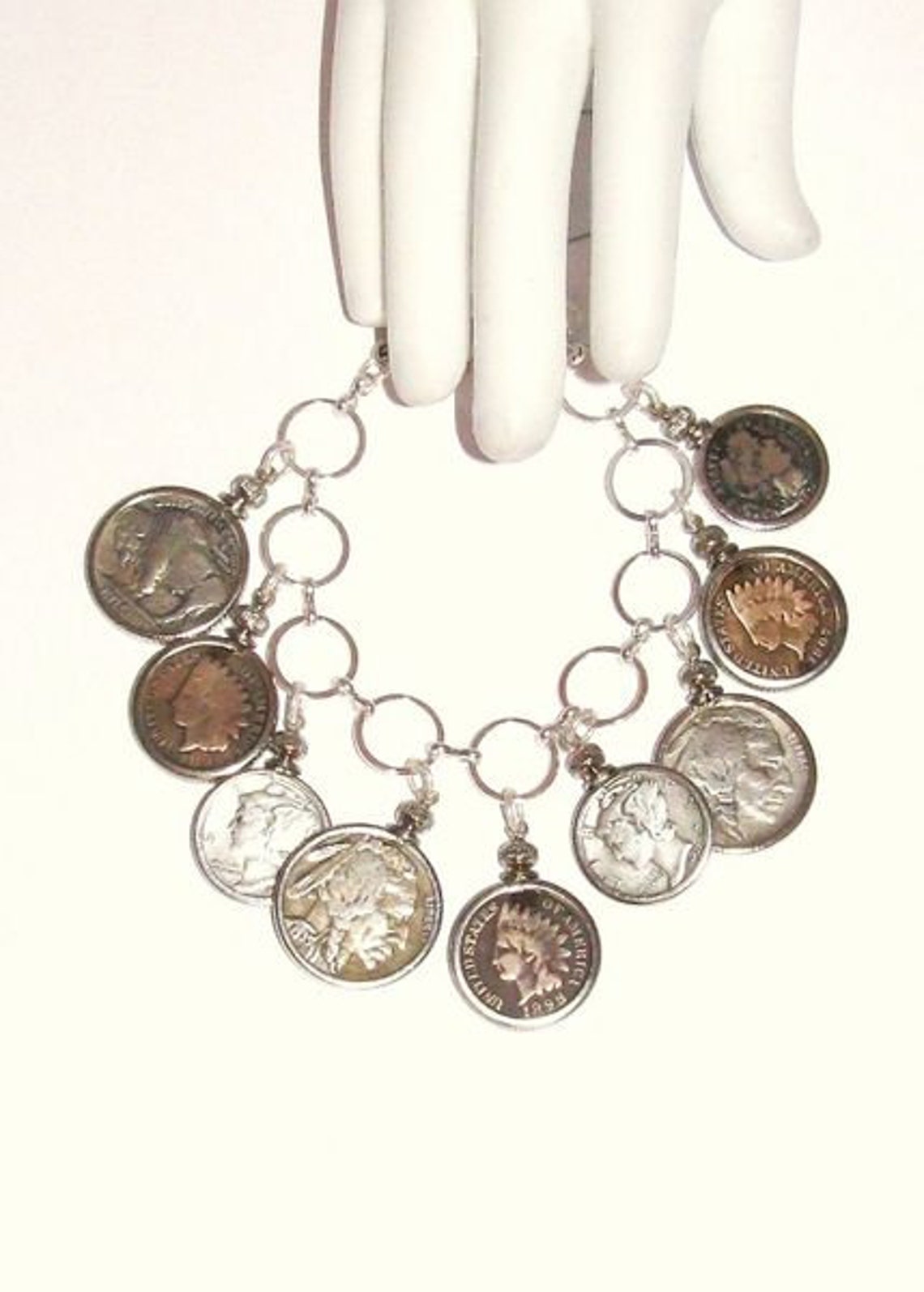 Vintage Coin Bracelet - Etsy