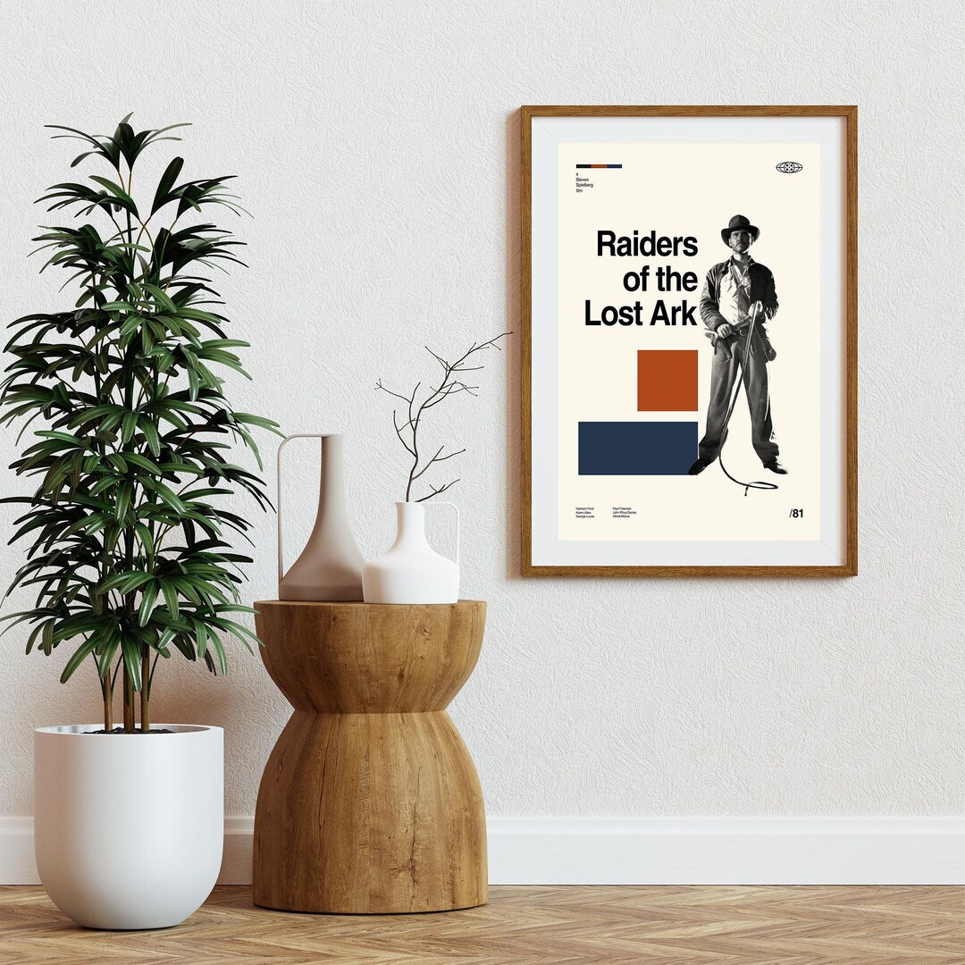 Raiders of the Lost Ark Poster Movie Poster Minimalist Art - Etsy