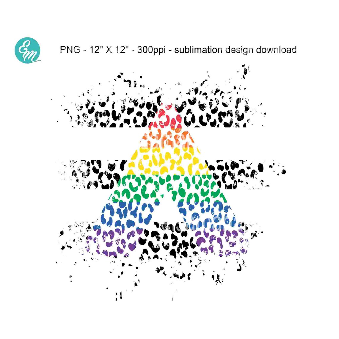 LGBTQ Leopard PNG Bundle Sublimation Design Download | Etsy