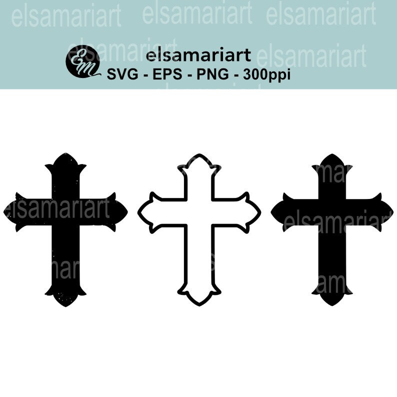 Distressed Cross SVG Christian Symbol Sublimation Download - Etsy