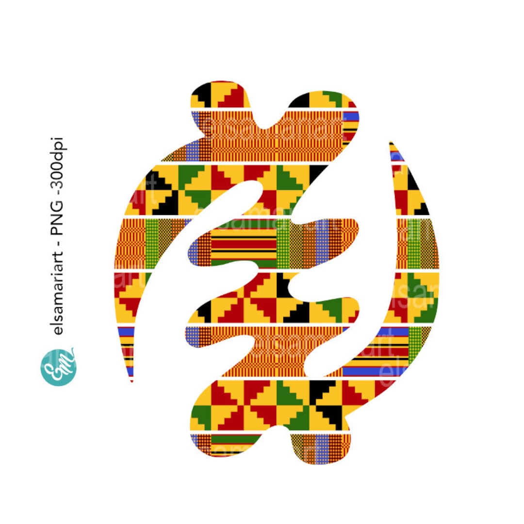 Gye Nyame Adinkra Symbol Kente Pattern PNG Design Sublimation Download Clipart - Etsy UK
