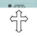Distressed Cross SVG Christian Symbol Sublimation Download - Etsy