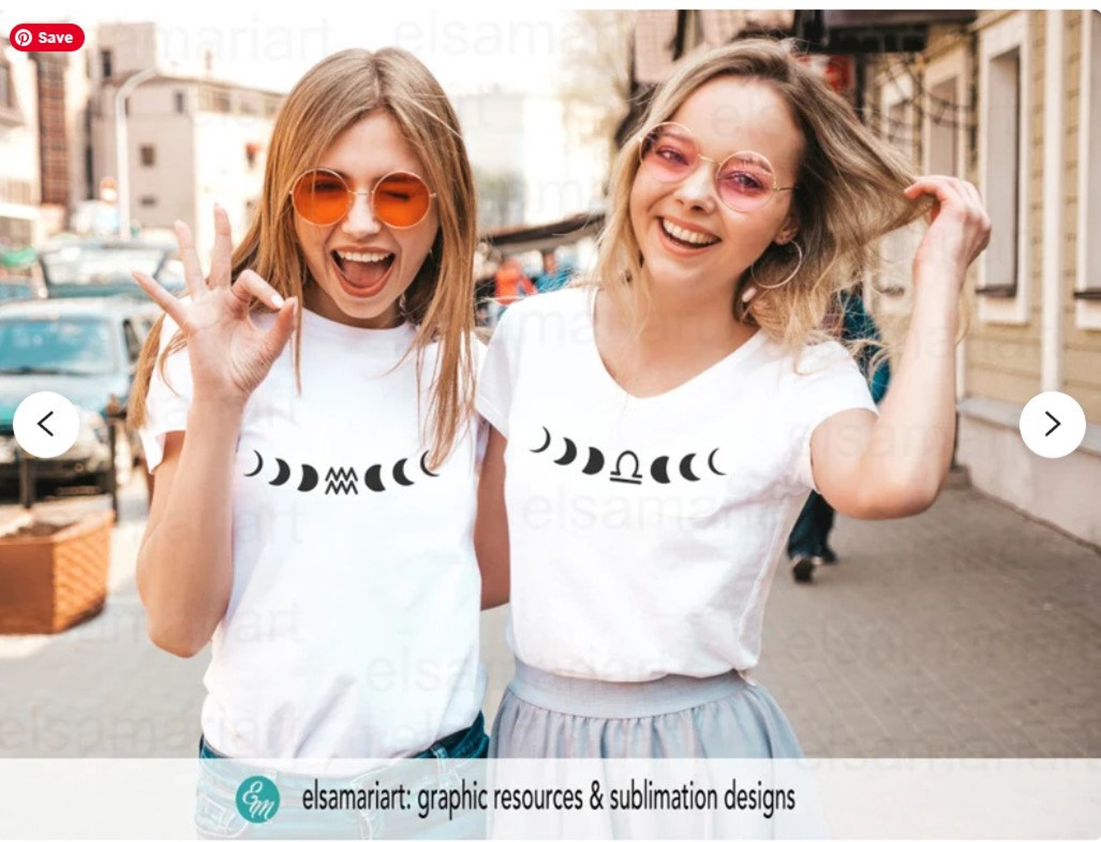 12 Zodiac Signs Moon Phases Bundle SVG PNG DXF Cut Files - Etsy