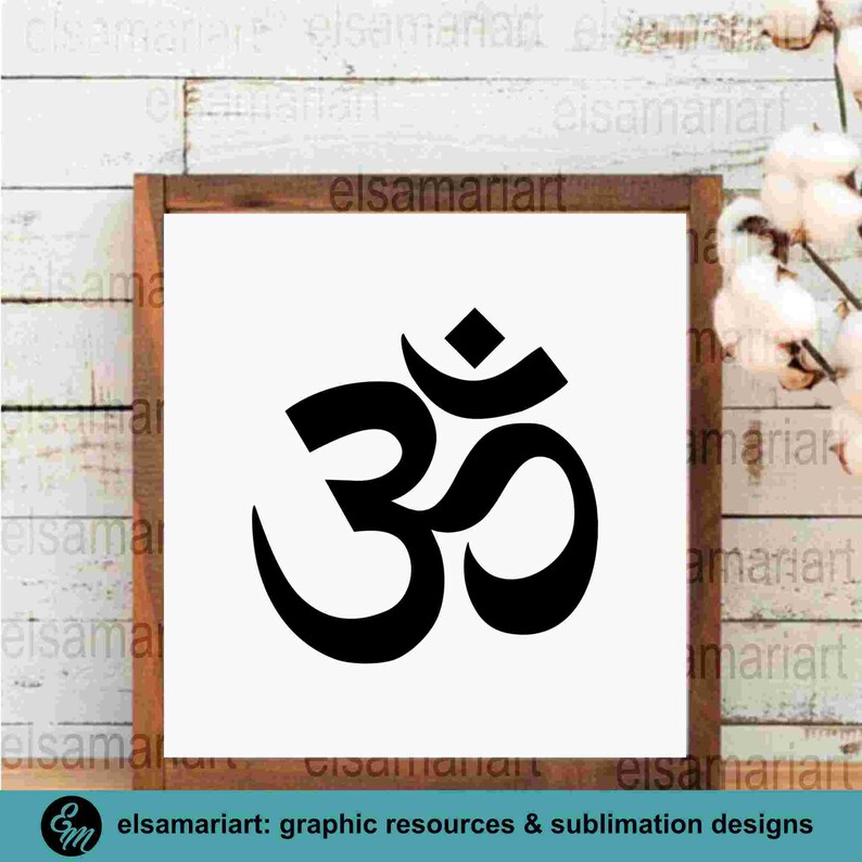 Om Symbol SVG Aum Vector Image Cut Files Sublimation - Etsy