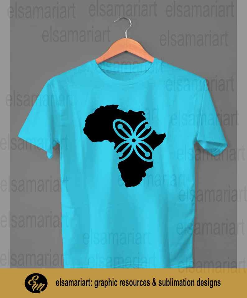 Africa Map Bese Saka Adinkra Symbols SVG Cut Files Sublimation | Etsy