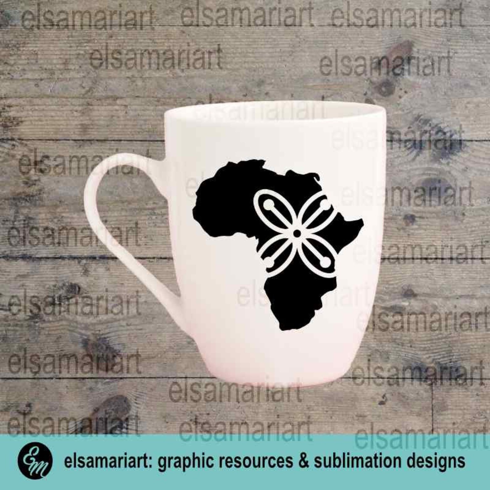 Africa Map Bese Saka Adinkra Symbols SVG Cut Files Sublimation - Etsy