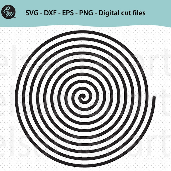 Spiral Svg - Etsy