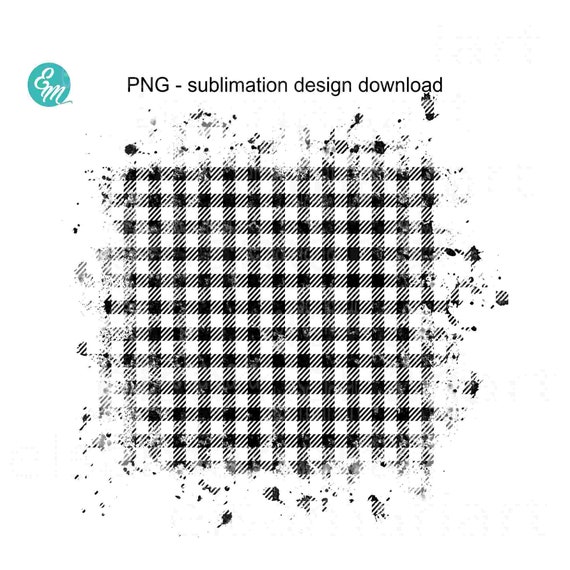 Distressed Buffalo Plaid PNG Background Sublimate Download - Etsy
