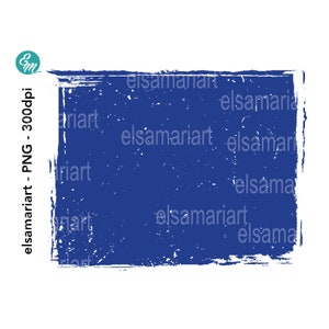 Paint Splatter Blue Frame Background PNG Sublimation Design - Etsy