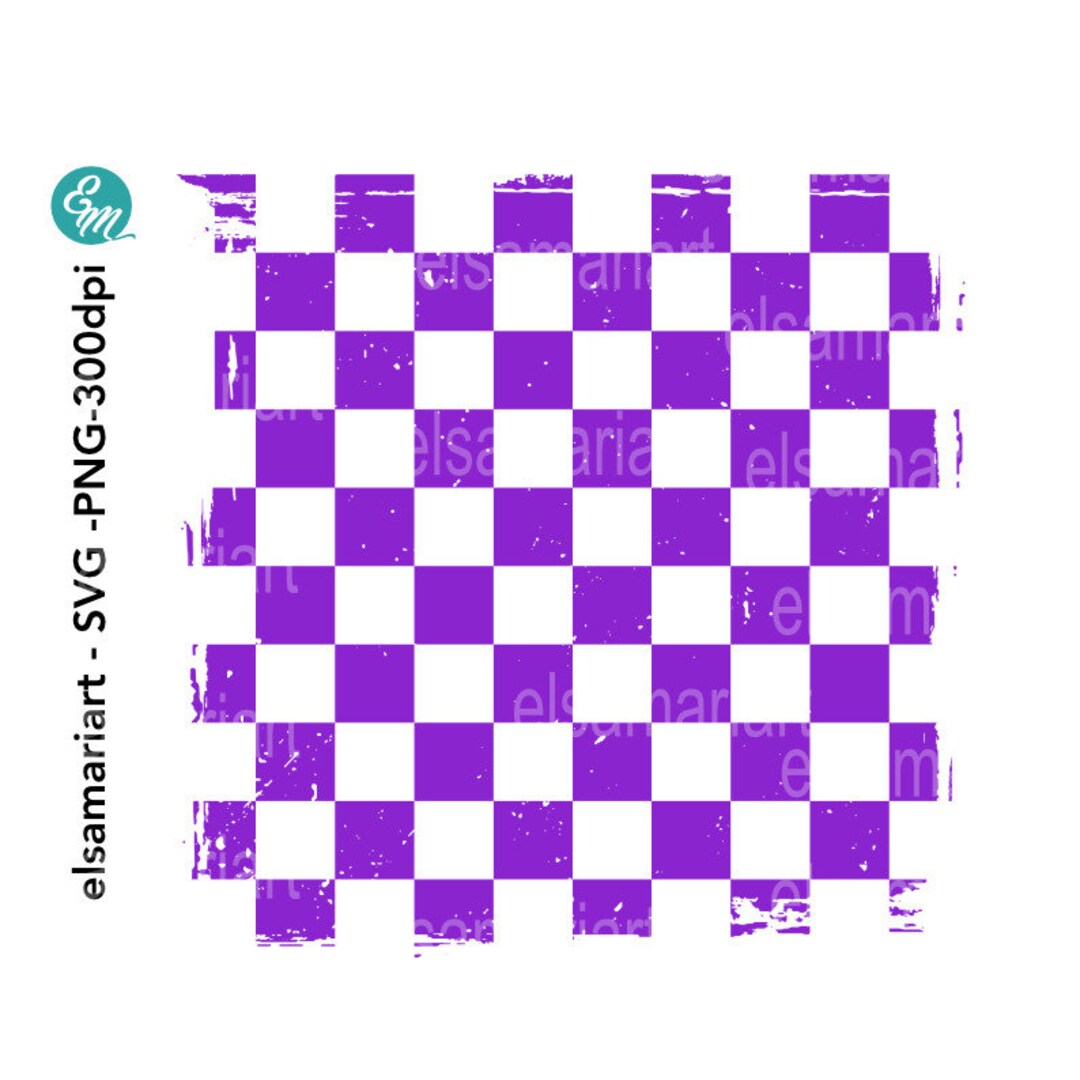 Distressed Purple Checkered Background Png Sublimation Design Download ...