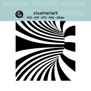 Optical Illusion SVG Cut File Digital Download - Etsy