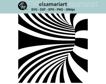 Optical Illusion Floor Stencil - Etsy