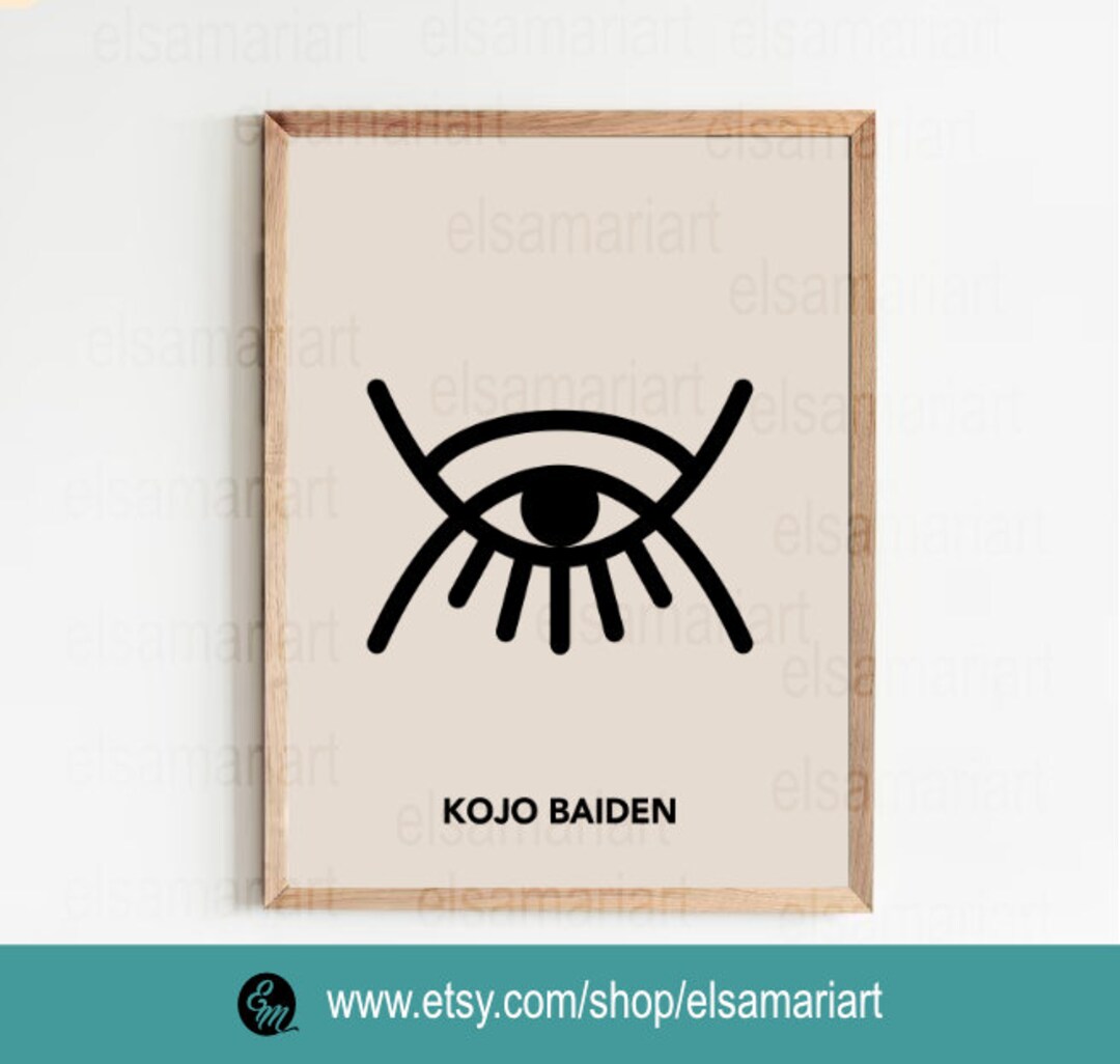 Adinkra Symbol Kojo Baiden Wall Art Prints Black Beige - Etsy