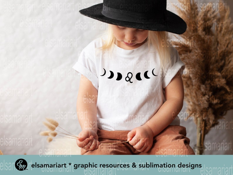 Leo Sign Moon Phases SVG Cut Files Clipart Sublimation - Etsy