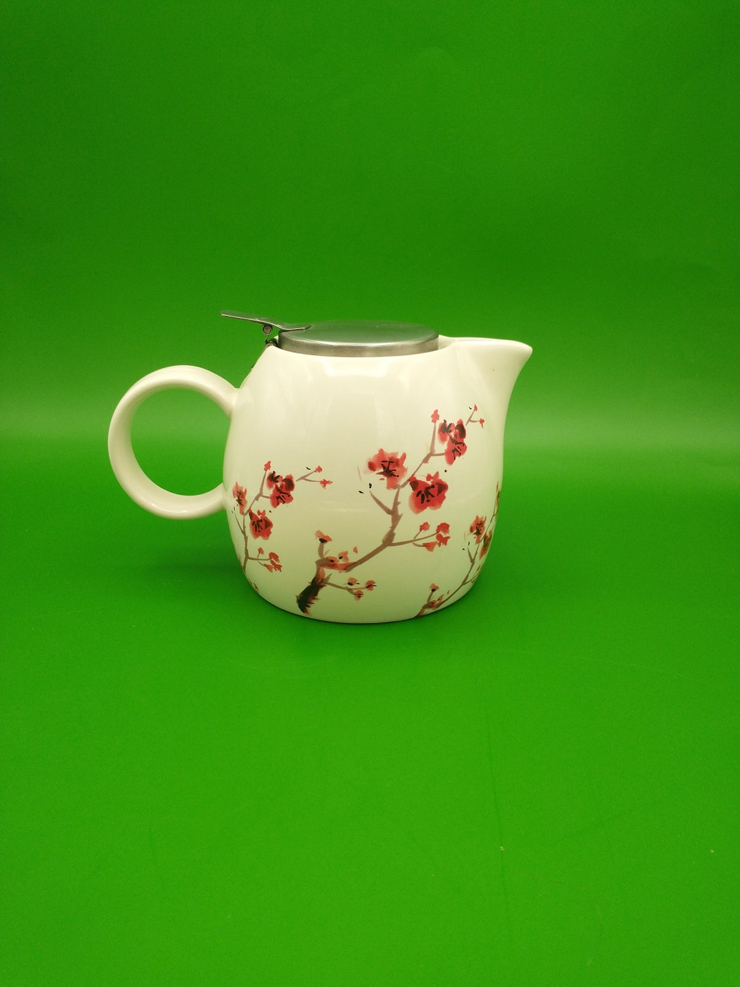 Vintage Tea Forte Pug Cherry Blossom Teapot, 4 1/2", 24 Oz, Excellent ...
