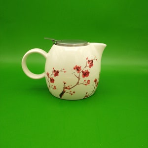 Vintage Tea Forte Pug Cherry Blossom Teapot, 4 1/2", 24 Oz, Excellent ...