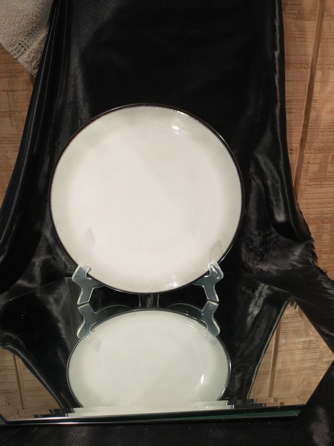 Sango Nova Black Dinner Plate, 11 3/8, Sango 4932, Excellent Condition ...