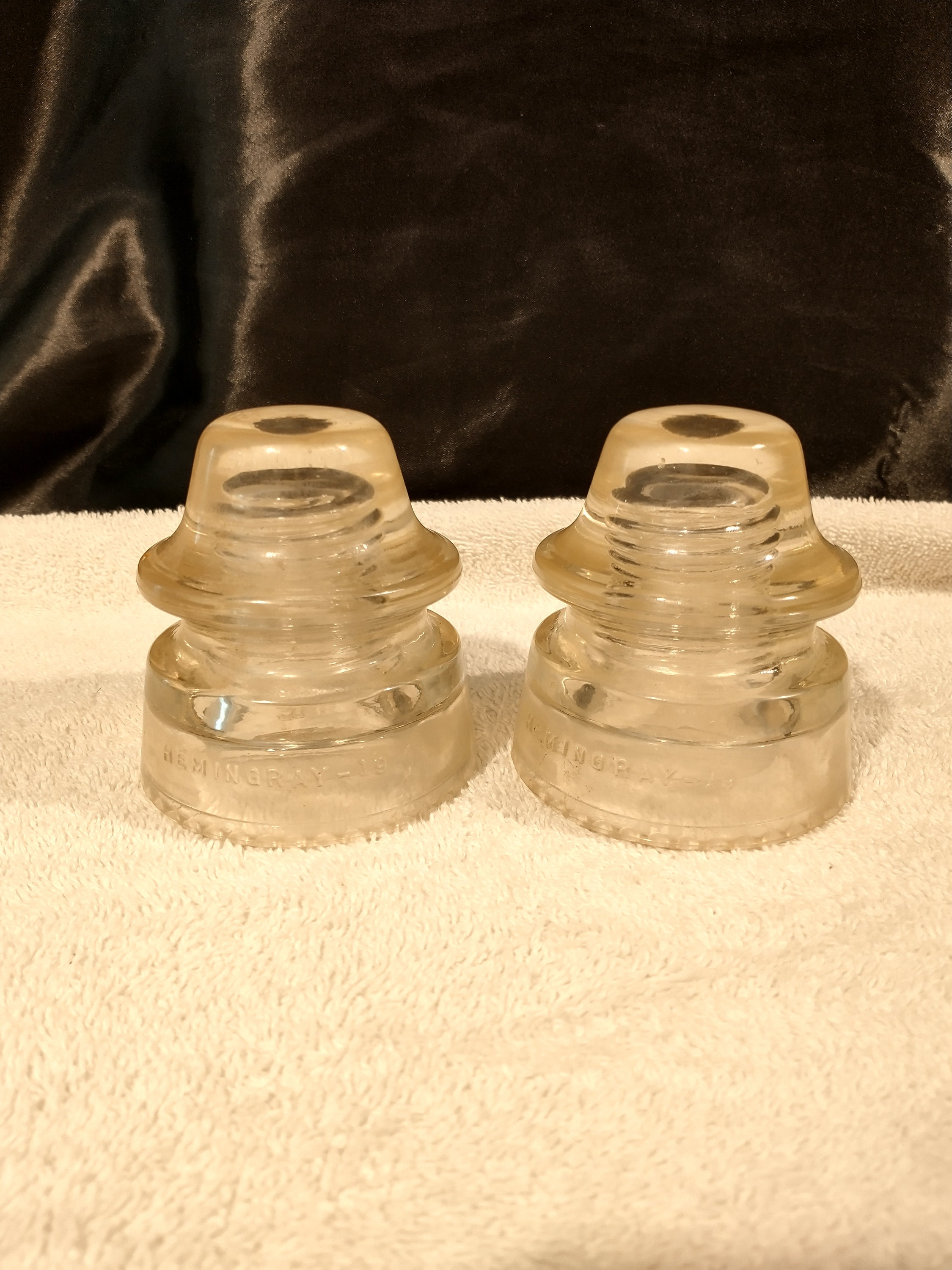 Railroad Telegraph Insulators Set of 2 Hemmingway 19 - Etsy