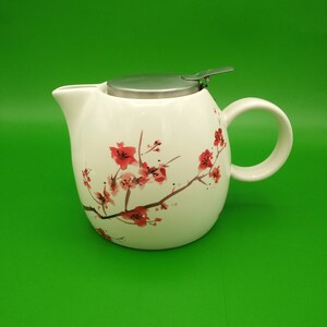 Vintage Tea Forte Pug Cherry Blossom Teapot, 4 1/2", 24 Oz, Excellent ...