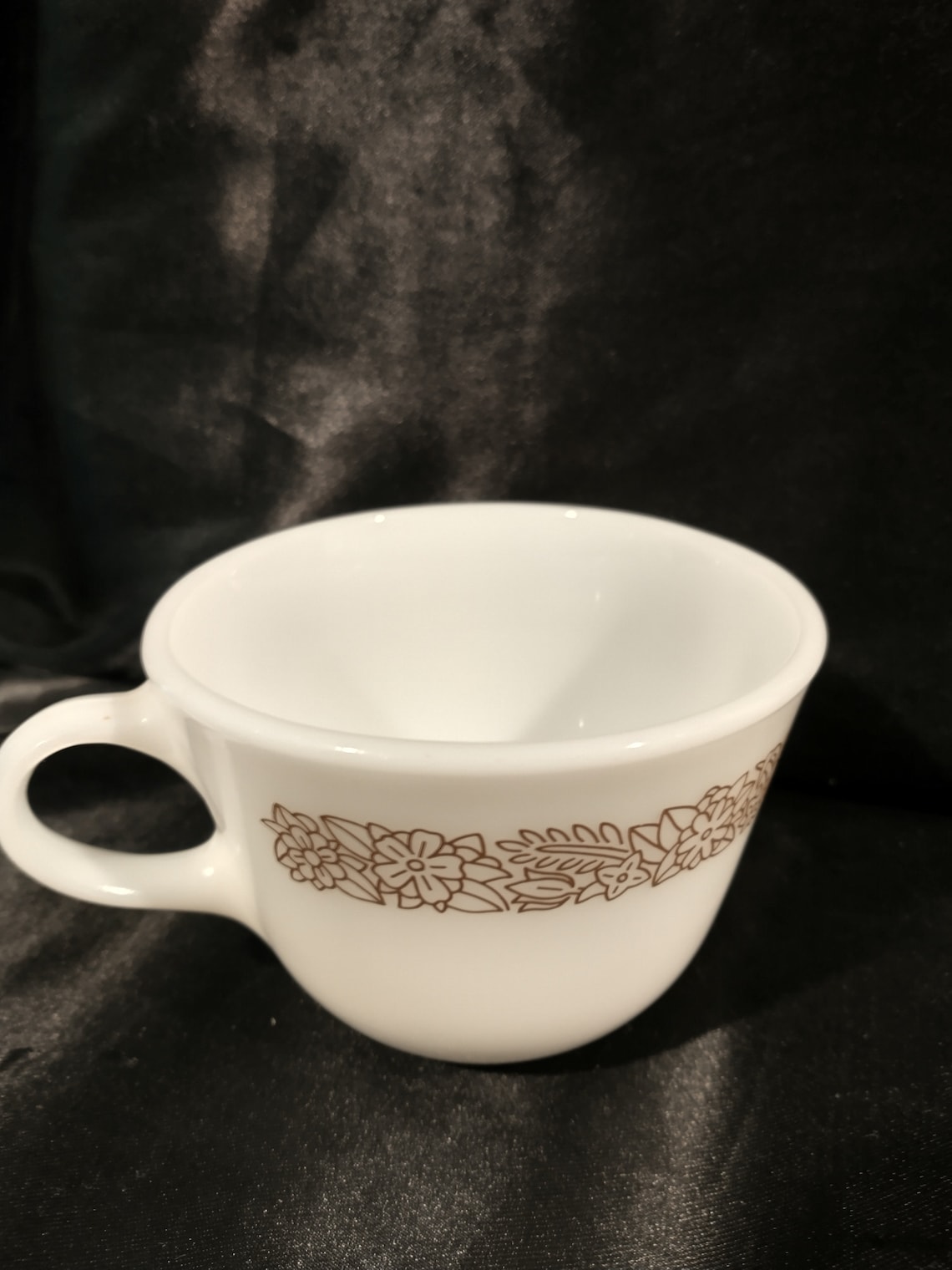 Vtg Pyrex Woodland Brown Milk Glass Coffee Cup 1978-1983 | Etsy