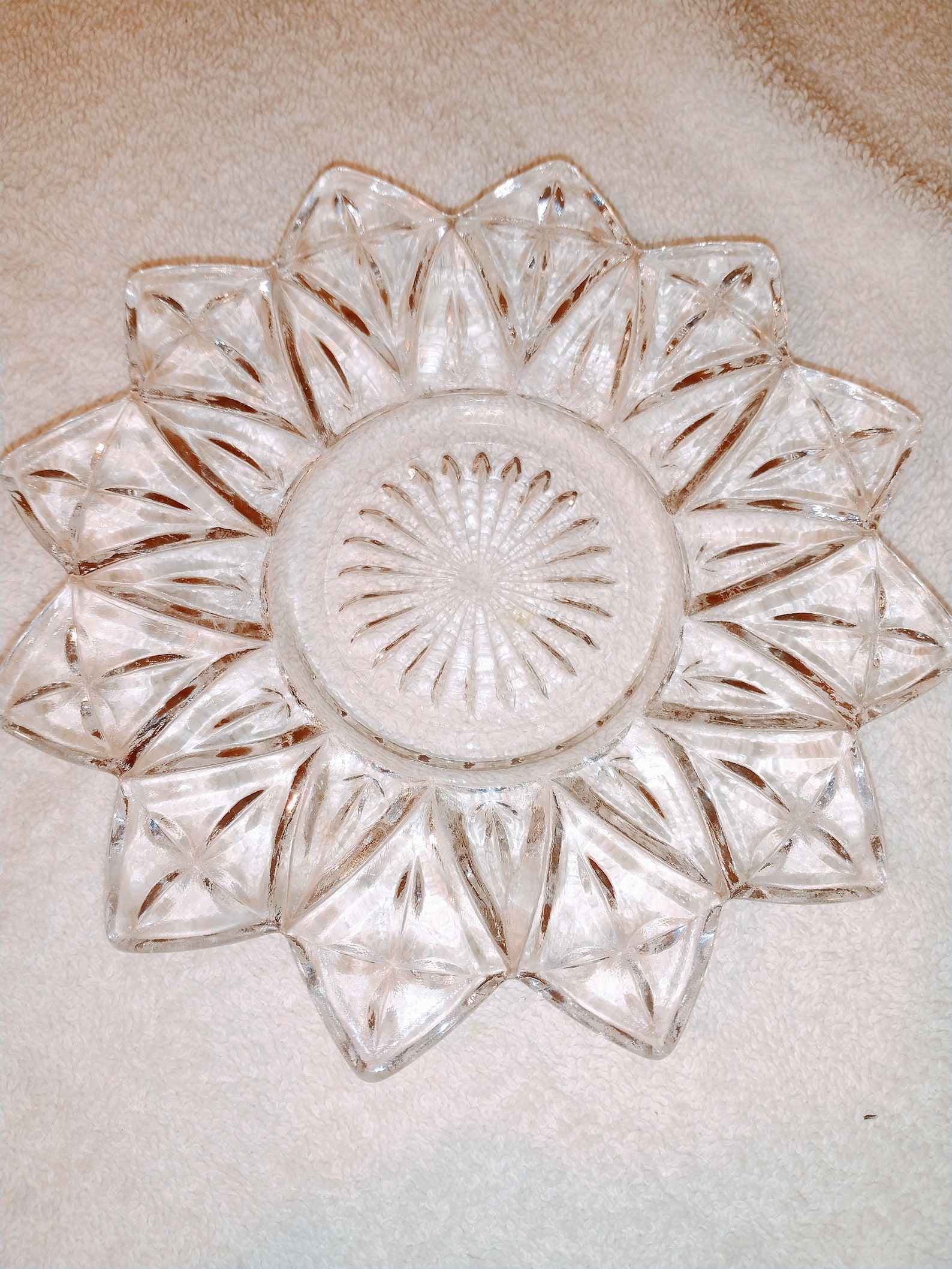 Vintage Federal Glass Petal Pattern 2829 Bread Plate 6 - Etsy