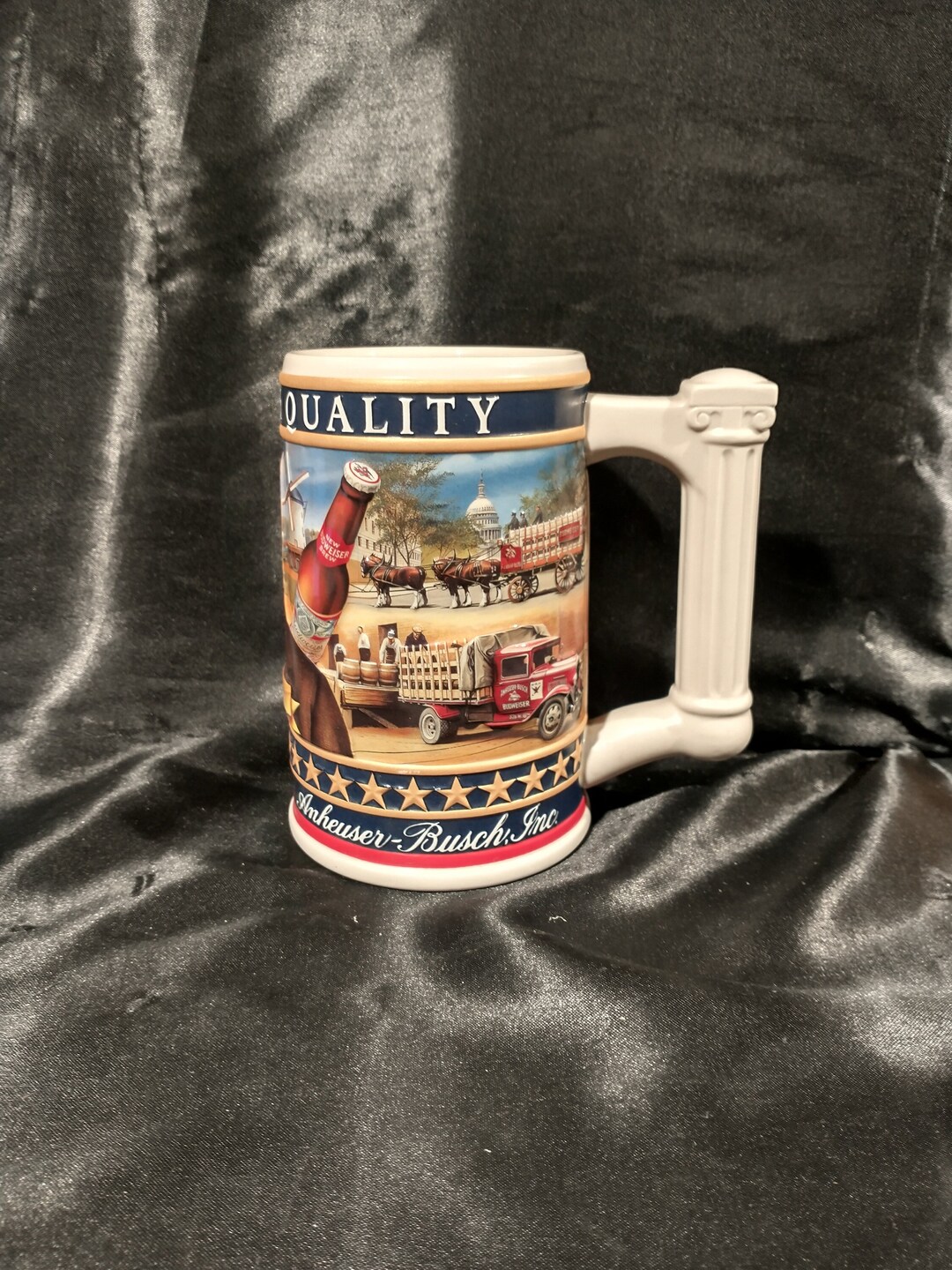 Vtg 2002 Anheuser-busch Family Series Stein, August A Busch, Sr ...