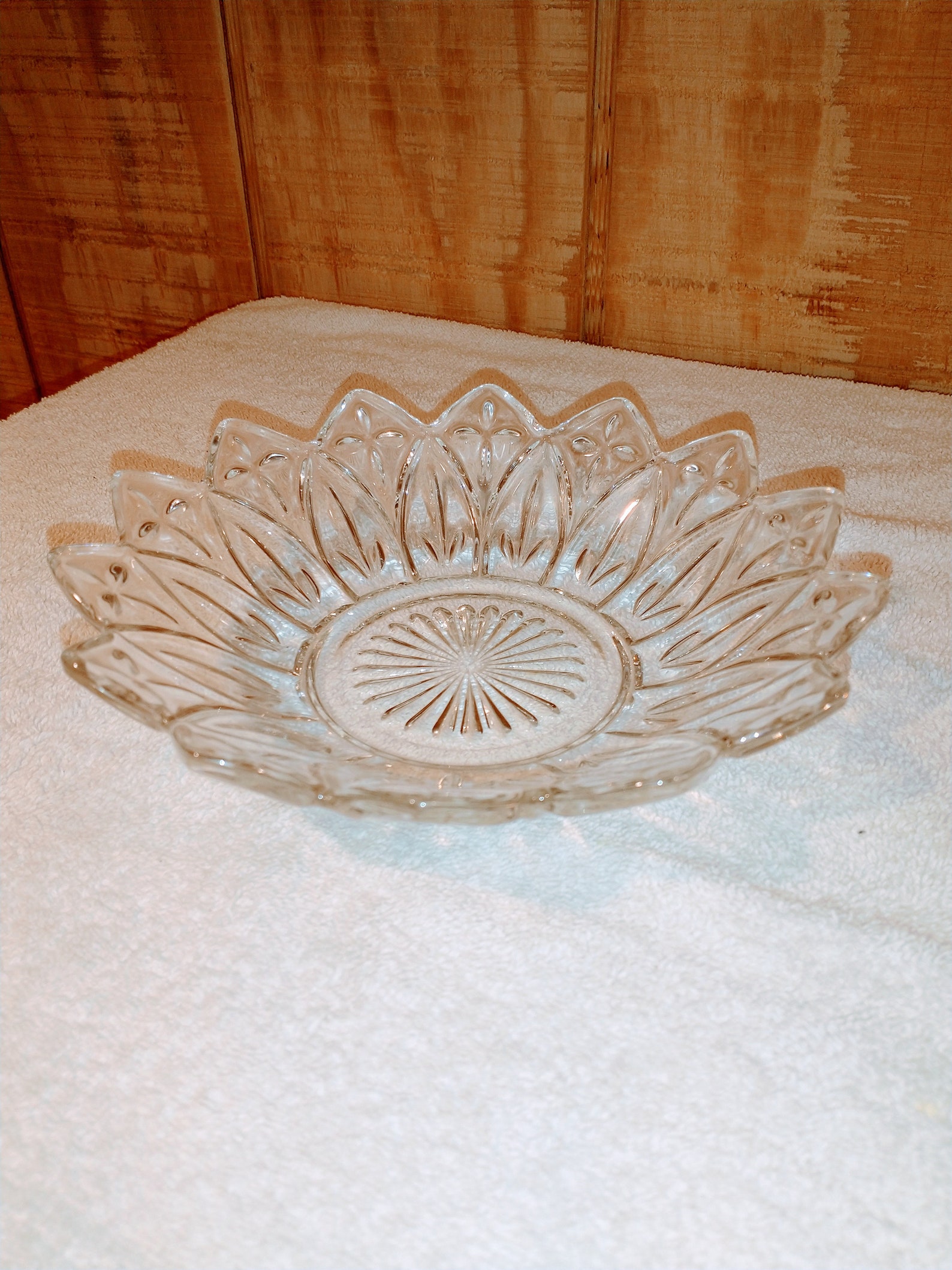 Vintage Federal Glass Petal Pattern 2829 Clear Bowl, 8 1/2 - Etsy