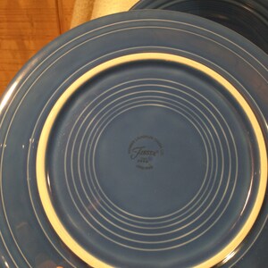 Fiesta Lapis Blue Dinner Plates SET OF 2 10 1/2 Post - Etsy