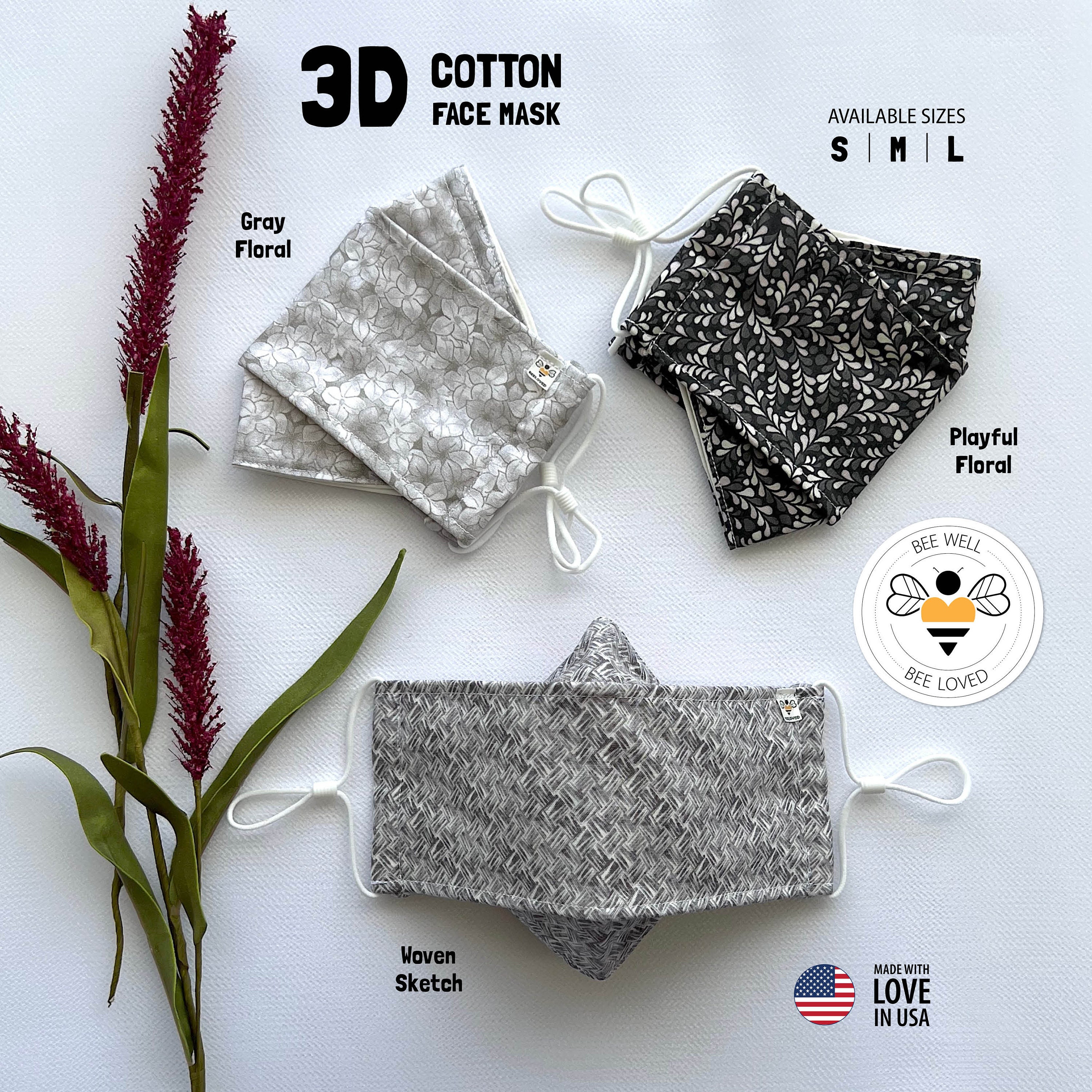 3D Face Mask Origami Face Mask Cute Face Mask Fog Free - Etsy