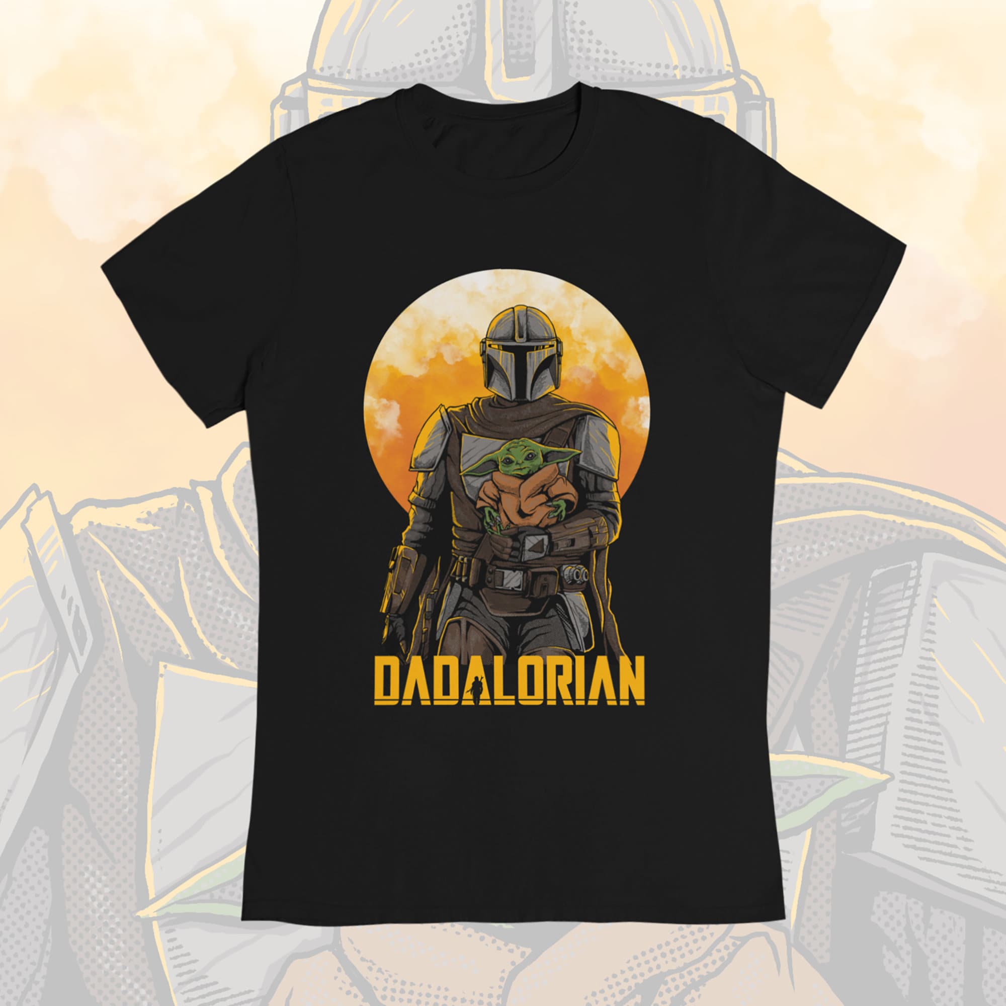 Dadalorian T-shirt Mandalorian Father's Day T-shirt - Etsy