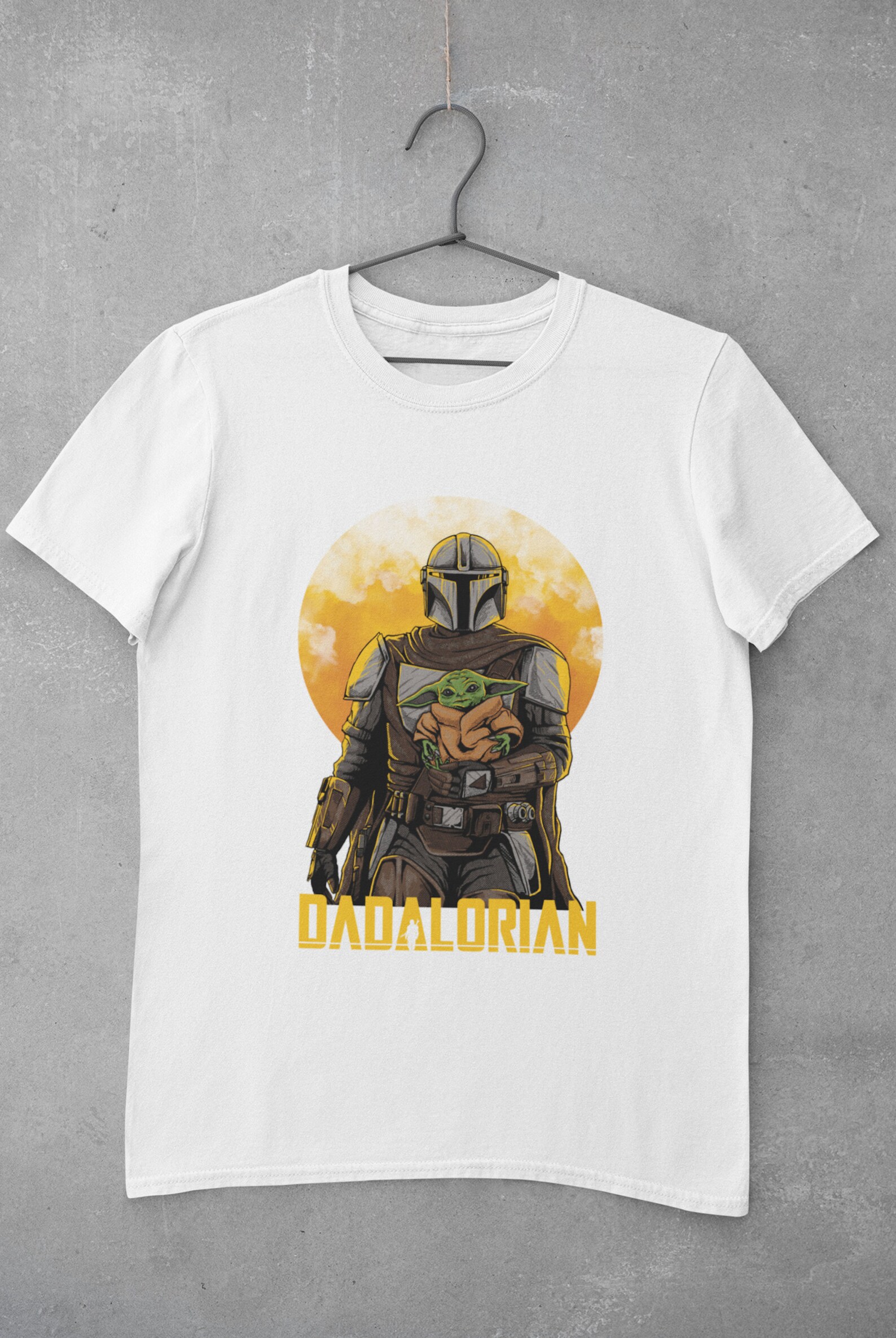 Dadalorian T-shirt Mandalorian Father's Day T-shirt - Etsy
