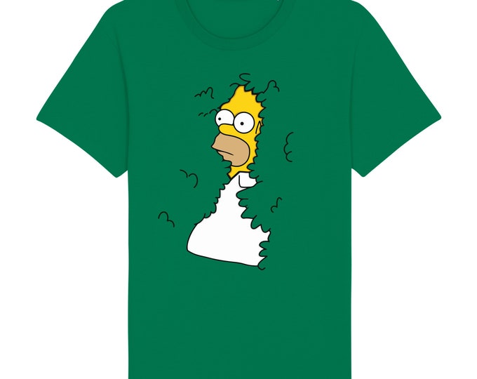 Homer Simpson Backs Into the Bushes T-shirt Homer Meme Inspired Tee ...