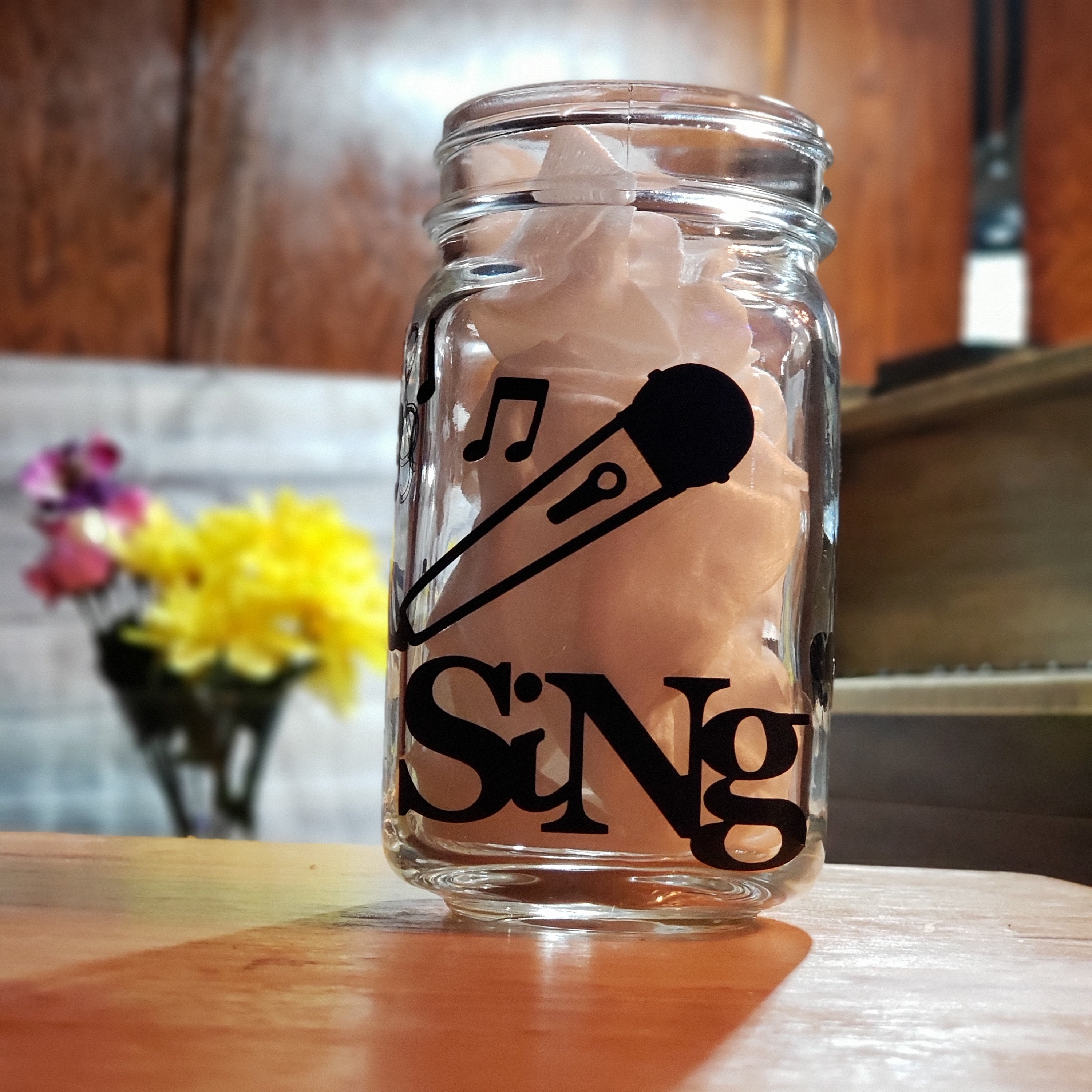 Sing Glass Mug 16oz Music Mug Vocal Mug Choir Mug Etsy
