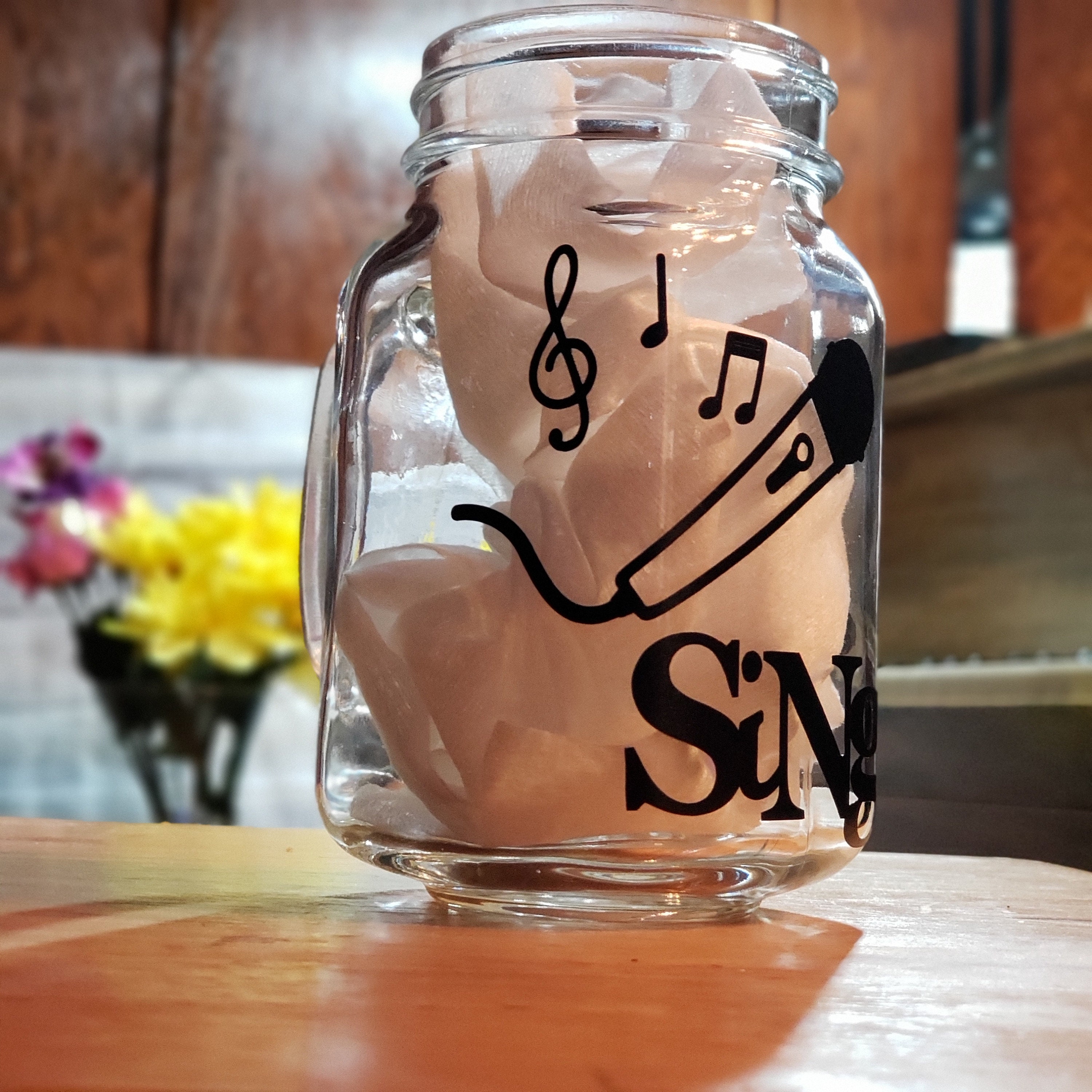 Sing Glass Mug 16oz Music Mug Vocal Mug Choir Mug Etsy