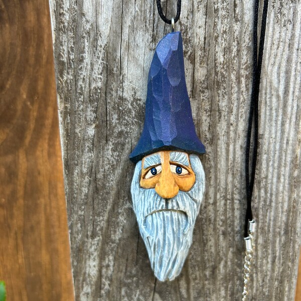 Hand Carved Wizard - Etsy
