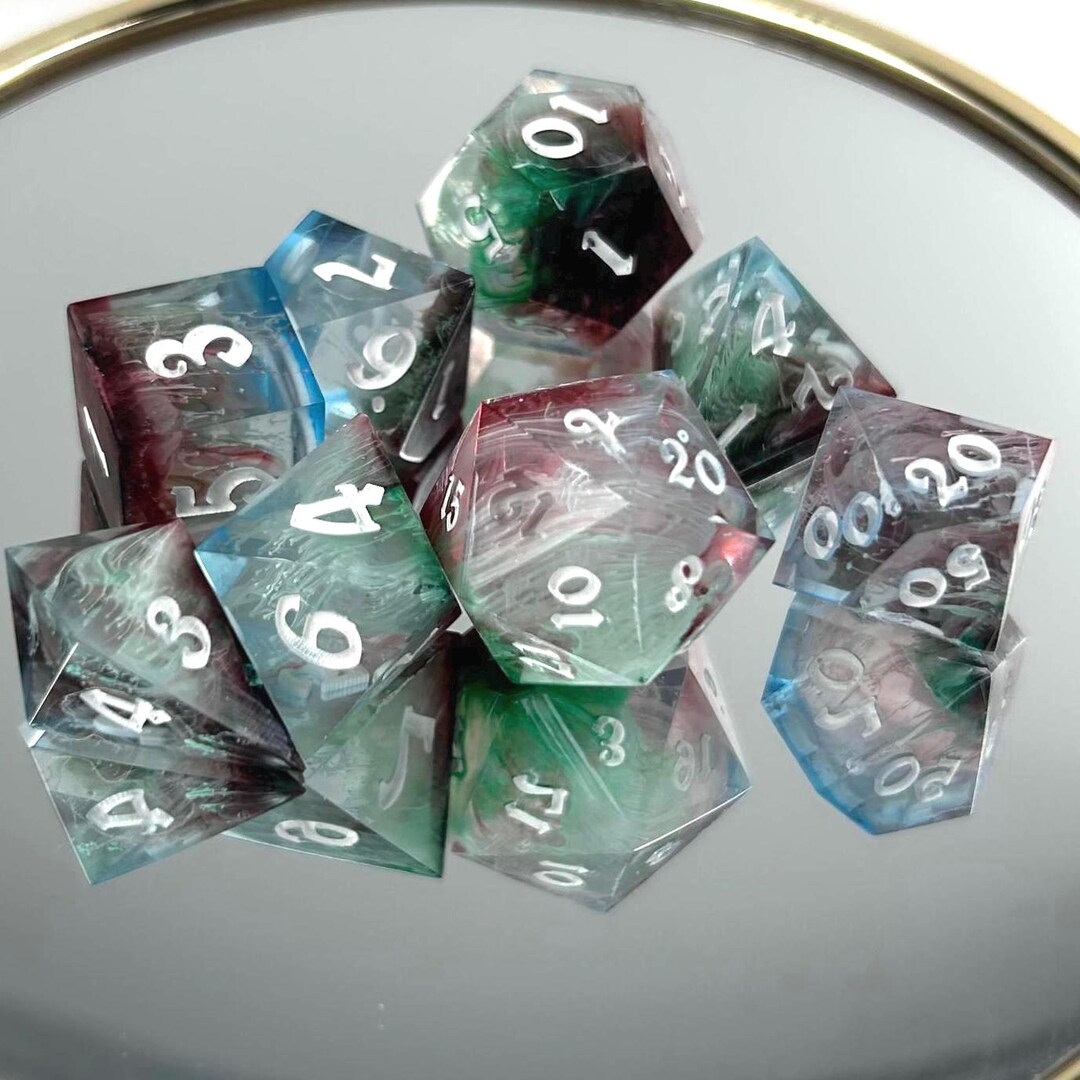 Stormy DND Role Playing Dice Set | Perfect for Tabletop Gaming | Unique ...