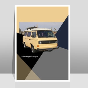 Volkswagen T3 Transporter VW Vanagon Classic Poster Retro - Etsy