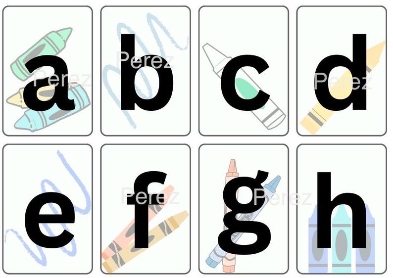 ABC Flashcards, Bulletin Board, Resource, Colorful Classroom Decor ...