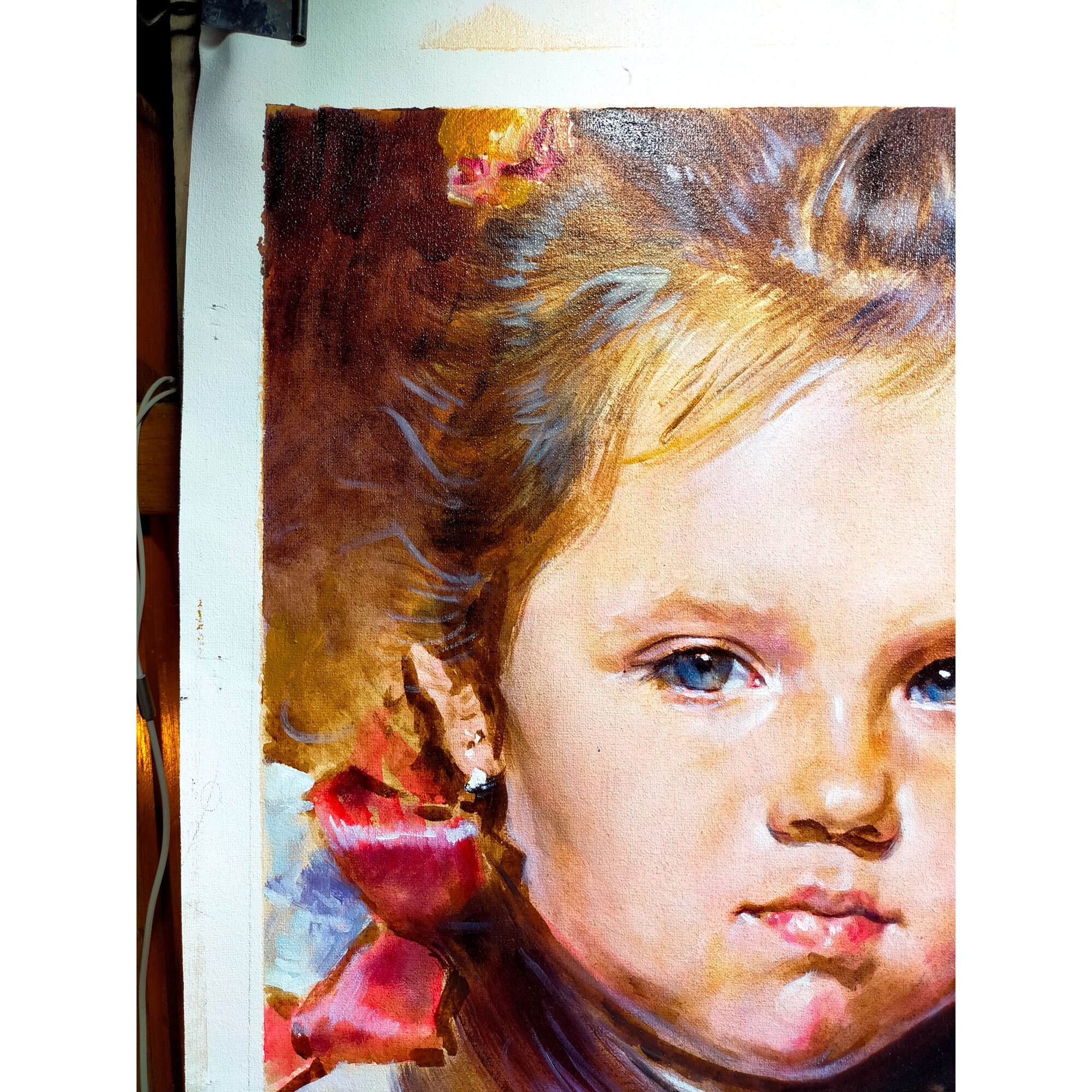 Custom Portrait Painting Original Art Commission Portrait Oil on Canvas ...