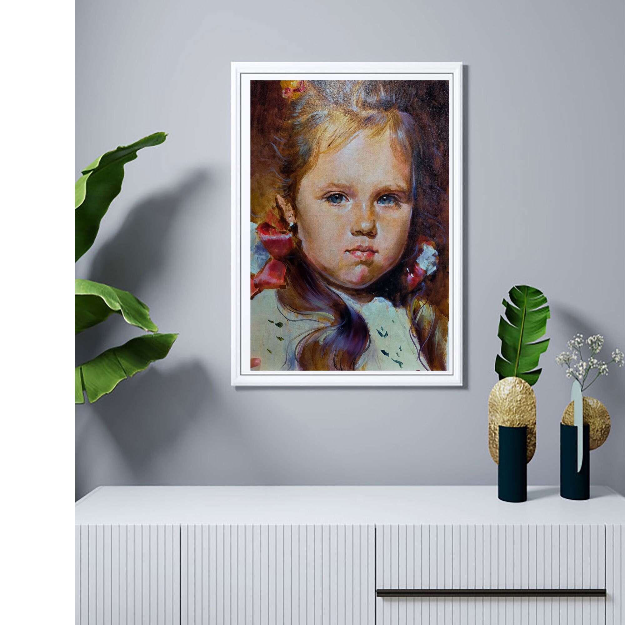 Custom Portrait Painting Original Art Commission Portrait Oil on Canvas ...
