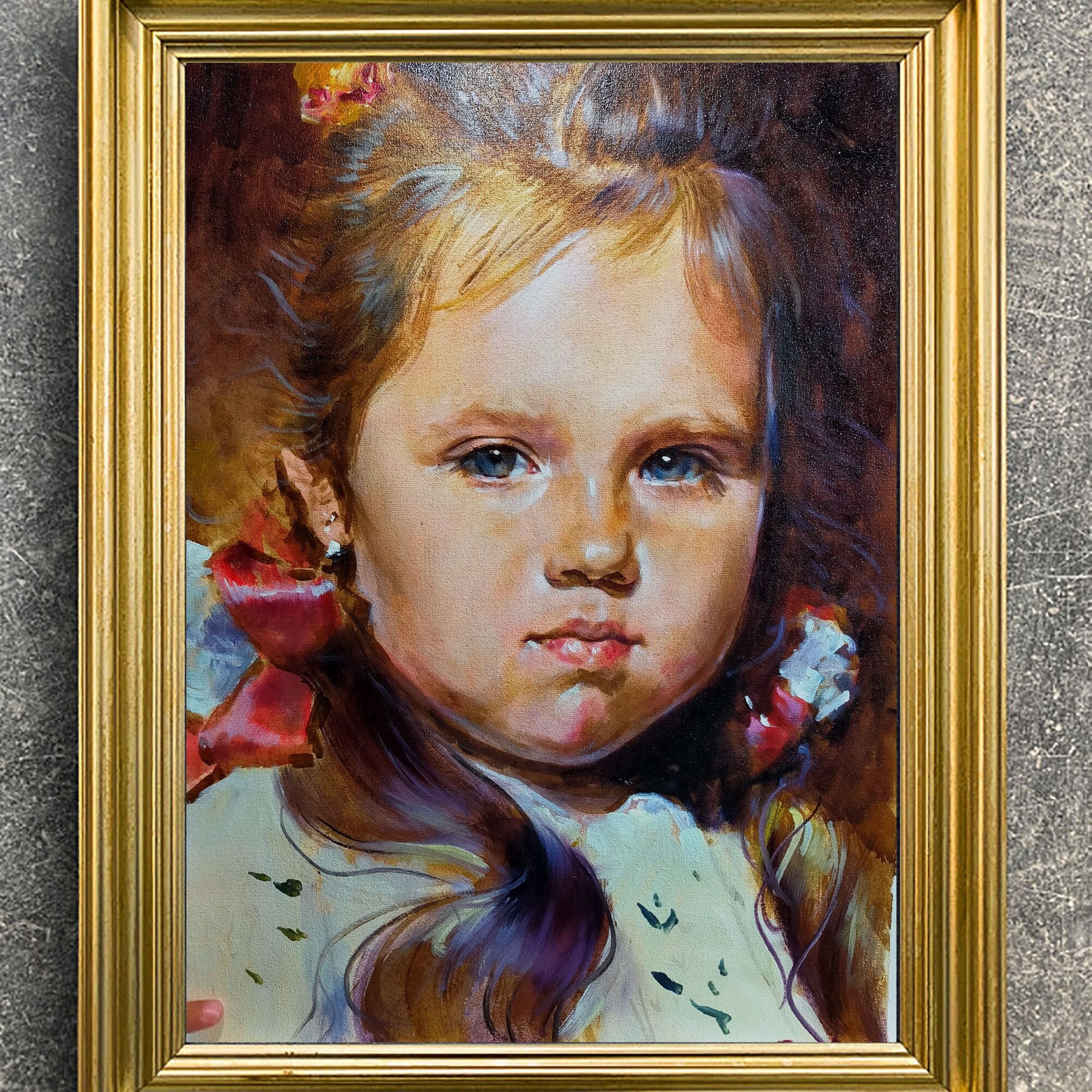 Custom Portrait Painting Original Art Commission Portrait Oil on Canvas ...